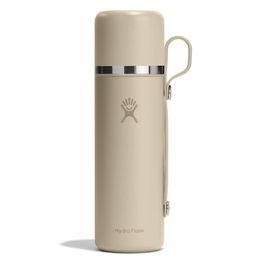 Hydro Flask Thermoflasche &raquo;Trinkflasche 28 OZ HOT FLASK AND CUP, 828 ml&laquo; Auslaufsicher, All-in-One Design beige Edelstahl 828ml