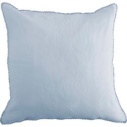 Fleuresse Kissenbezug &raquo;Provence&laquo; Leinen, Premium Qualit&auml;t, k&uuml;hlende Stoff blau Leinen, Obermaterial: 50% Baumwolle, 50% Leinen B/L: 40cm x 40cm, 2 Stk