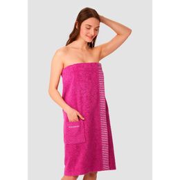 Schiesser Kilt &raquo;Rom aus weicher Baumwolle, saugstark und 3-fach weitenverstellbar&laquo; 1 Stk. MADE IN GREEN by OEKO-TEX pink Frottier L: 80cm