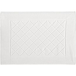 Kleine Wolke Badematte &raquo;Bridge, Badvorleger, Badezimmer Teppich&laquo; H&ouml;he 70 mm beidseitig nutzbar fu&szlig;bodenheizungsgeeignet Badteppich, Frottier-Qualit&auml;t, Uni Farben, 