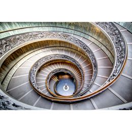 papermoon Fototapete &raquo;Wendeltreppe im Vatikan&laquo; bunt Vlies B/L: 3m x 2,23m, Bahnen: 6 Stk.