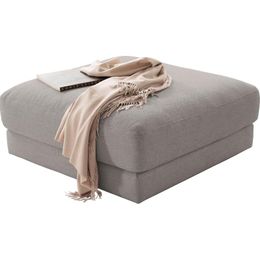 3C Candy Polsterhocker &raquo;Enisa II&laquo; passend zur Serie "Enisa II", wahlweise mit Flecken-Schutz-Bezug grau 85% Polyester, 15% Viskose B/H/T: 100cm x 49cm