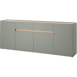 Home Affaire Sideboard &raquo;City/Giron, moderner Schrank, Kommode, Stauraumschrank&laquo; zeitlos, modern, ausreichend Stauraum, vielseitig einsetzbar gr&uuml;n B/H/