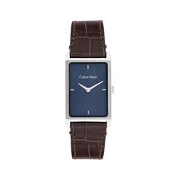 Calvin Klein Unisex Quarzuhr &raquo;Dapper&laquo; Armbanduhr, Damenuhr, Herrenuhr, Lederarmband, analog Einheitsgr&ouml;&szlig;e