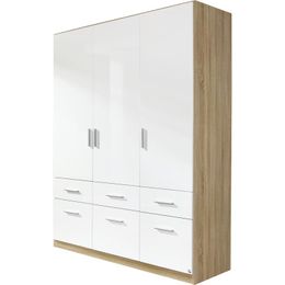 Rauch Dreht&uuml;renschrank &raquo;Kleiderschrank Schrank Garderobe Schlafzimmerschrank CELLE&laquo; in 4 Breiten und 2 H&ouml;hen, optional mit Schubk&auml;sten MADE IN GERMANY