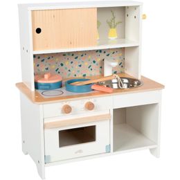 Small Foot Spielk&uuml;che &raquo;Kinderk&uuml;che Terrazzo kompakt&laquo; wei&szlig; Holz, Metall Einheitsgr&ouml;&szlig;e