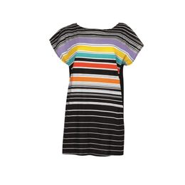 Sun Marin Sunmarin Strandkleid Damen Gr&ouml;&szlig;e 48 gelb / helllila / schwarz / wei&szlig;