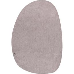 Tom Tailor HOME Hochflor-Teppich &raquo;Shaggy Teppich Cozy&laquo; oval 25 mm H&ouml;he Uni Farben, auch in Pastell Farben, weich & kuschelig, organische Form beige 