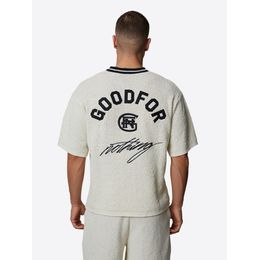 Good For Nothing Pullover Herren Gr&ouml;&szlig;e L hellgrau / schwarz