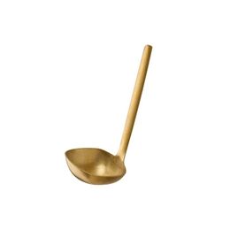 APS Sch&ouml;pfl&ouml;ffel &raquo;BULQ, L&ouml;ffel aus 18/8 Edelstahl, im 2er Set&laquo; Fassungsverm&ouml;gen von 120 ml, ideal zum Servieren von Saucen gold Edelstahl L: 23cm