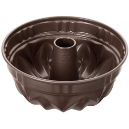 Gugelhupfform &raquo;Back-Edition, &Oslash; 25 cm,, f&uuml;r Klassiker & kreative Backideen&laquo; mit Antihaft-Beschichtung, hitzebest&auml;ndig bis 230&deg;C braun Stahlblech &Oslash; 25cm
