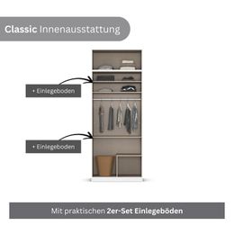 Rauch Kleiderschrank &raquo;Dreht&uuml;renschrank Schrank Garderobe Ankleide Schlafzimmer LAGOA&laquo; 3 verschiedene Ausstattungen BASIC/CLASSIC/PREMIUM (inkl. SOFT-
