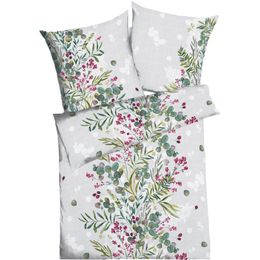 Kaeppel Bettw&auml;sche &raquo;Boho Bouquet&laquo; 2 Stk. Mit Blumenmuster bunt Mako-Satin, Obermaterial: 100% Baumwolle B/L: 155cm x 220cm, 1 Stk., 1 Stk., Mako-Satin, B/L: 