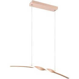REALITY LEUCHTEN LED Pendelleuchte &raquo;GINKO, H&auml;ngeleuchte LED 18W 1980 Lumen 3000K warmwei&szlig;&laquo; LED-Board 1 Stk. Warmwei&szlig; H&auml;ngelampe Esszimmer, 