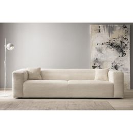 Home Affaire 3-Sitzer &raquo;BAKELS, Couch in Cord oder Boucle-Stoff, Sofa im modernen Design&laquo; bequemer Sitzkomfort,in 2 Stoffen und 8 Farben lieferbar 