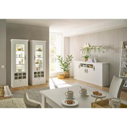Home Affaire Wohnwand &raquo;RAVENNA&laquo; 3 Stk. tlg. wei&szlig; B/H/T: 361cmcm x 201cmcm x 44cmcm