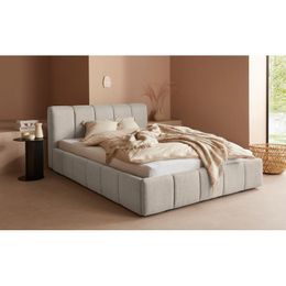 LeGer Home by Lena Gercke Polsterbett &raquo;Maileen&laquo; in 5 Breiten und 3 Farben, incl. Rollrost beige 88% Polyester, 9% Rayon, 3% Nylon Liegefl&auml;che L&auml;nge B: