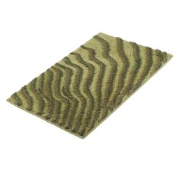 Kleine Wolke Badematte &raquo;Terrace, Badvorleger, Badezimmer Teppich&laquo; H&ouml;he 23 mm rutschhemmend beschichtet fu&szlig;bodenheizungsgeeignet Badteppich, modernes Wellen Design,