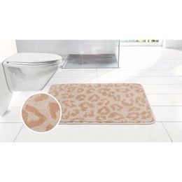 OTTO home Badematte &raquo;Anna Leo, Badvorleger, Badezimmer Teppich, Duschvorleger&laquo; H&ouml;he 15 mm rutschhemmend beschichtet fu&szlig;bodenheizungsgeeignet schnell 
