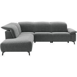 Musterring Ecksofa &raquo;MR 370, intelligenter Komfort im modernen Design&laquo; Optionale Relaxfunktion, flexible Kopfteile & klappbare Armlehnen 16% Baumwolle, 79% 