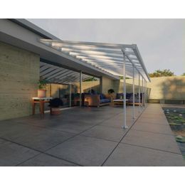 Terrassendach &raquo;Feria Alu Terrassen&uuml;berdachung&laquo; einfache DIY Montage wei&szlig; Aluminium, Polycarbonat (PC) B/H/T: 1.031cm x 305cm x 380cm