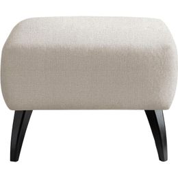 Home Affaire Polsterhocker &raquo;Lazio modern und bequem, schmale Armlehnen, tolle Detailverarbeitung&laquo; zwei verschiedene Fu&szlig;farben w&auml;hlbar beige 100% 