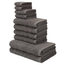 OTTO home Handtuch Set &raquo;Regona, als 10 tlg Set und Serie, Premium Handt&uuml;cher, 500 gr/m&sup2;&laquo; Set 10 Stk. Frottier Duscht&uuml;cher, Handt&uuml;cher, G&auml;stet&uuml;cher, 