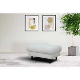 Home Affaire Polsterhocker &raquo;VEYRAS Sitzhocker, Ma&szlig;e B/T/H: 90/65/46 cm&laquo; mit Wellenunterfederung, passend zur Serie Veyras grau 100% Polyester B/H/T: 