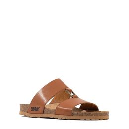 Sunbay Pantoletten "Vero" in Hellbraun - 55% | Gr&ouml;&szlig;e 37 | Damen-pantoletten