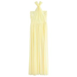 next Kleid Damen Gr&ouml;&szlig;e 32 pastellgelb Sommerkleid