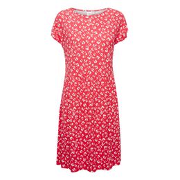 Ichi Kleid 'IHLisa' Damen Gr&ouml;&szlig;e 40 rot / schwarz / wei&szlig; Sommerkleid