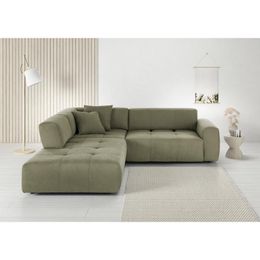 3C Candy Ecksofa &raquo;Yoshy Komfortsofa, bequem und modern, hochwertige Verarbeitungsdetails&laquo; Zwei verschiedene Sitztiefen durch verstellbare R&uuml;ckenlehne,