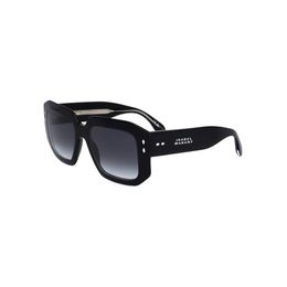 ISABEL MARANT &Eacute;TOILE Damen-Sonnenbrille in Schwarz/ Dunkelblau - 75% | Gr&ouml;&szlig;e 53 | Damen-brillen