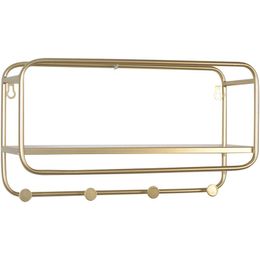 HOFMANN LIVING AND MORE Wandregal gold Metall B/H/T: 45cm x 25cm x 15cm