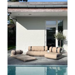 Karup Design Gartensessel &raquo;BUCKLE-UP Chair out , LoungesesselI in Schlafplatz verwandelbar&laquo; B/H/T ca: 70x60x95cm - Liegefl&auml;che 70x200cm, Outdoor geeignet, Schmutz-