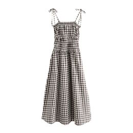 next Kleid Damen Gr&ouml;&szlig;e 54 schoko Sommerkleid
