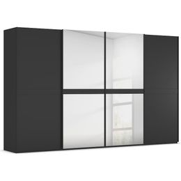Rauch Schwebet&uuml;renschrank &raquo;Kleiderschrank Schrank Garderobe Schlafzimmerschrank SCALE-LINE&laquo; edle Optik mit Bauchbinde in Korpusfarbe mit Spiegel MADE 
