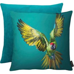 Apelt Dekokissen &raquo;Elliot&laquo; Wendekissenh&uuml;lle ohne F&uuml;llung, 1 St&uuml;ck bunt Polyester B/L: 46cm x 46cm, 1 Stk.