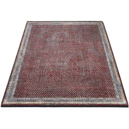 WK Wohnen Teppich &raquo;POINTS&laquo; rechteckig 7 mm H&ouml;he hochwertiger Materialmix mit seidigem Glanz rot Modal, Polyester B : 240cm 1 Stk., 7mm, L: 340cm