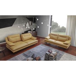 Calia italia 3-Sitzer &raquo;Cezanne, italienisches Design trifft erstklassigen Sitzkomfort, Leder&laquo; Edles Designsofa in besonders langlebigen & 