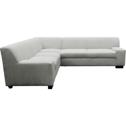 OTTO home Ecksofa &raquo;Faxe 249 x 214 cm, auch mit Schlaffunktion&laquo; L-Form, aus haustierfreundlichem Pet Friendly Cord grau 90% Polyester, 10% Nylon B/H/T: