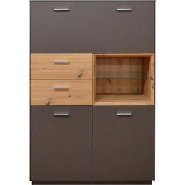 M&auml;usbacher Highboard &raquo;Frame&laquo; Breite 99 cm braun B/H/T: 99cm x 151cm x 41cm