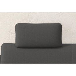 Sit & More sit&more Kopfst&uuml;tze &raquo;Panini&laquo; 2 St&uuml;ck im Set grau B/H/T: 50cm x 25cm x 11cm, Luxus-Microfaser Paris