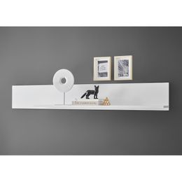 Home Affaire Wandboard &raquo;Hudson&laquo; in moderner Trendfarbe, Breite 150 cm wei&szlig; Holzwerkstoff B/H/T: 150cm x 22cm x 21cm