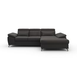 Sit & More sit&more Ecksofa &raquo;Cabrio L-Form, B: 295 cm, mit Sitztiefen-, Arm- & Kopfteilverstellung&laquo; 2 Nierenkissen, Federkern, optional Schlaffunktion und 