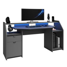 Parisot Kinderschreibtisch &raquo;Set-Up&laquo; Gamingtisch, Jugendschreibtisch, Schreibtisch grau B/H/T: 180cm x 92cm x 68cm