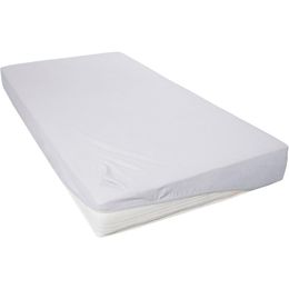 Primera Spannbettlaken &raquo;Teddy Flausch&laquo; 80% Baumwolle, f&uuml;r Matratzen bis 20 cm H&ouml;he, kuschelig warm im Winter grau Biber, Obermaterial: 80% Baumwolle, 20% 