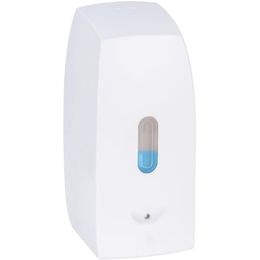 Wenko Seifenspender &raquo;Tirano&laquo; automatischer Dosierspender mit Sensor, Befestigen ohne Bohren, 500 ml wei&szlig; Acrylnitril-Butadien-Styrol (ABS) 