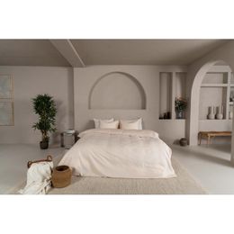 Kayori Bettw&auml;sche &raquo;Kiso&laquo; 2 Stk. aus Tencel wei&szlig; Lyocell, Obermaterial: 100% Baumwolle B/L: 155cm x 220cm, 1 Stk., 1 Stk., Lyocell, B/L: 80cm x 80cm, 2