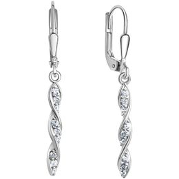 Firetti Damen Paar Ohrh&auml;nger &raquo;Schmuck Geschenk Silber 925 Ohrschmuck Ohrringe verschlungen&laquo; mit Zirkonia (synth.) silber Silber 925 (Sterlingsilber)
